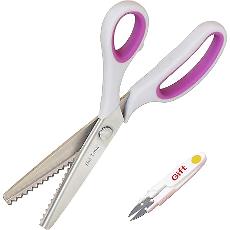 Soft Grip Right and Left Handed Pinking Shears, Pinking Shears for ...
