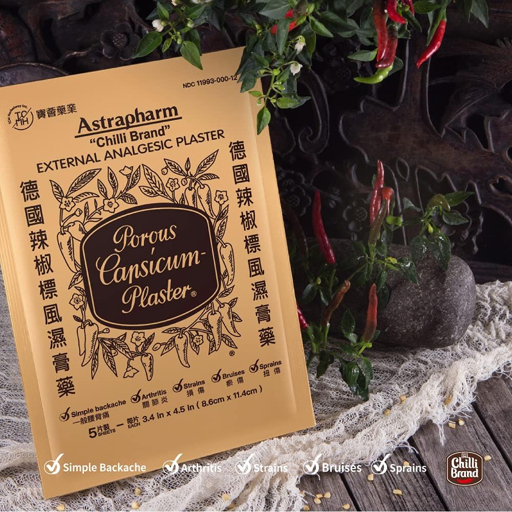 Chilli Brand Porous Capsicum Plaster for Minor Aches Philippines | Ubuy