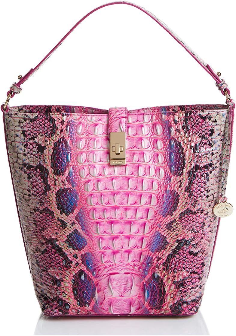 BRAHMIN Pink Cobra Ombre Melbourne Shira: Handbags: Amazon.com