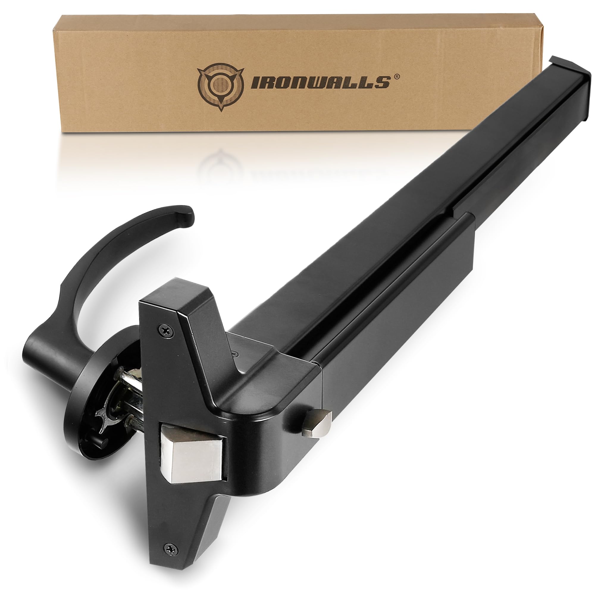Buy IRONWALLS Panic Bar 27.5 Inch, Black Commercial Door Push Bar Panic ...