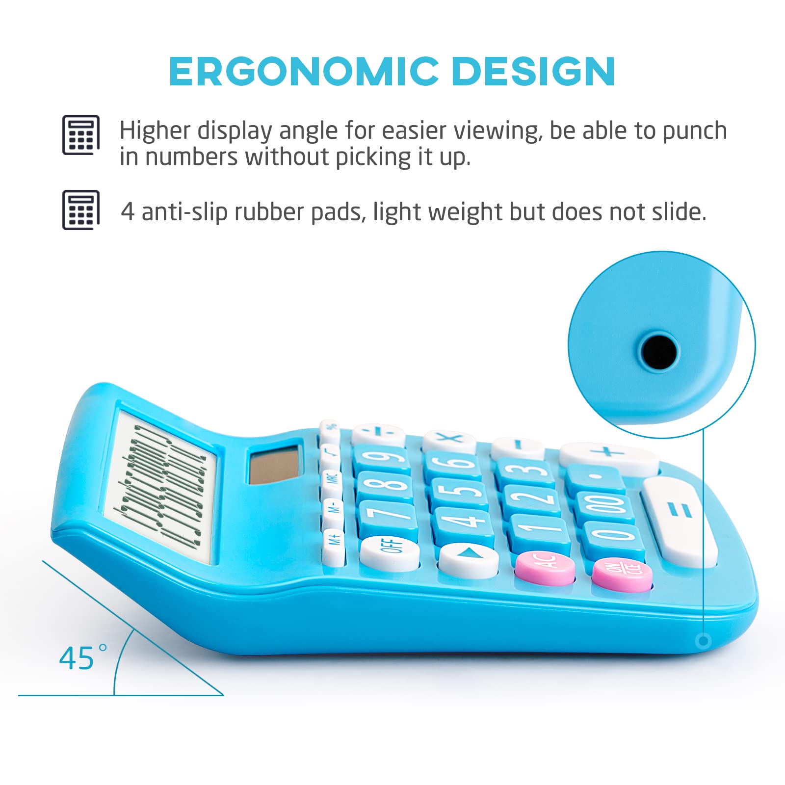 Snapklik.com : Calculators Desktop, Large Display Big Button, Solar And ...