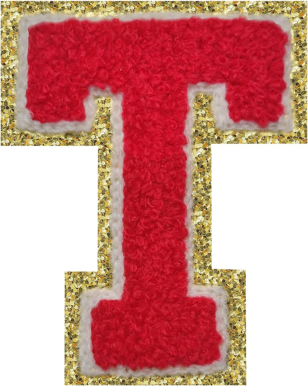 Amazon.com: Lyvur Letter Patches Iron on 3Pcs Chenille Letters for ...