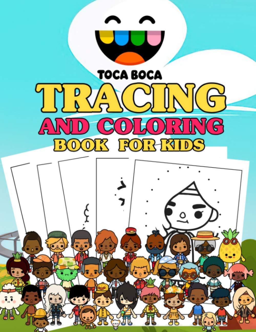 Buy Toca Boca Tracing And Coloring Book For Kids: A Stunning Tracing ...