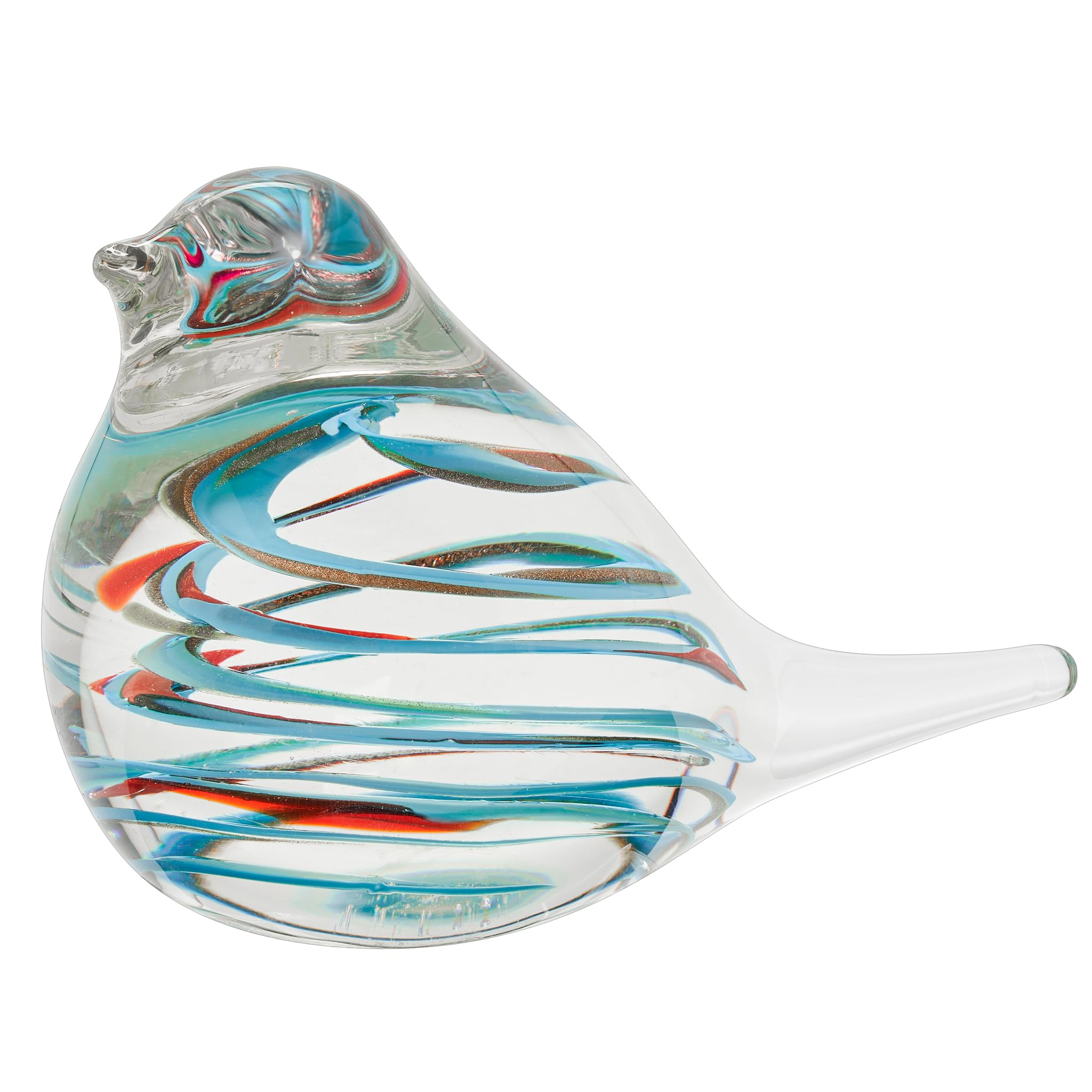 Amazon.com: Torre & Tagus Glass Bird Decor Bird Figurine Paper Weight ...