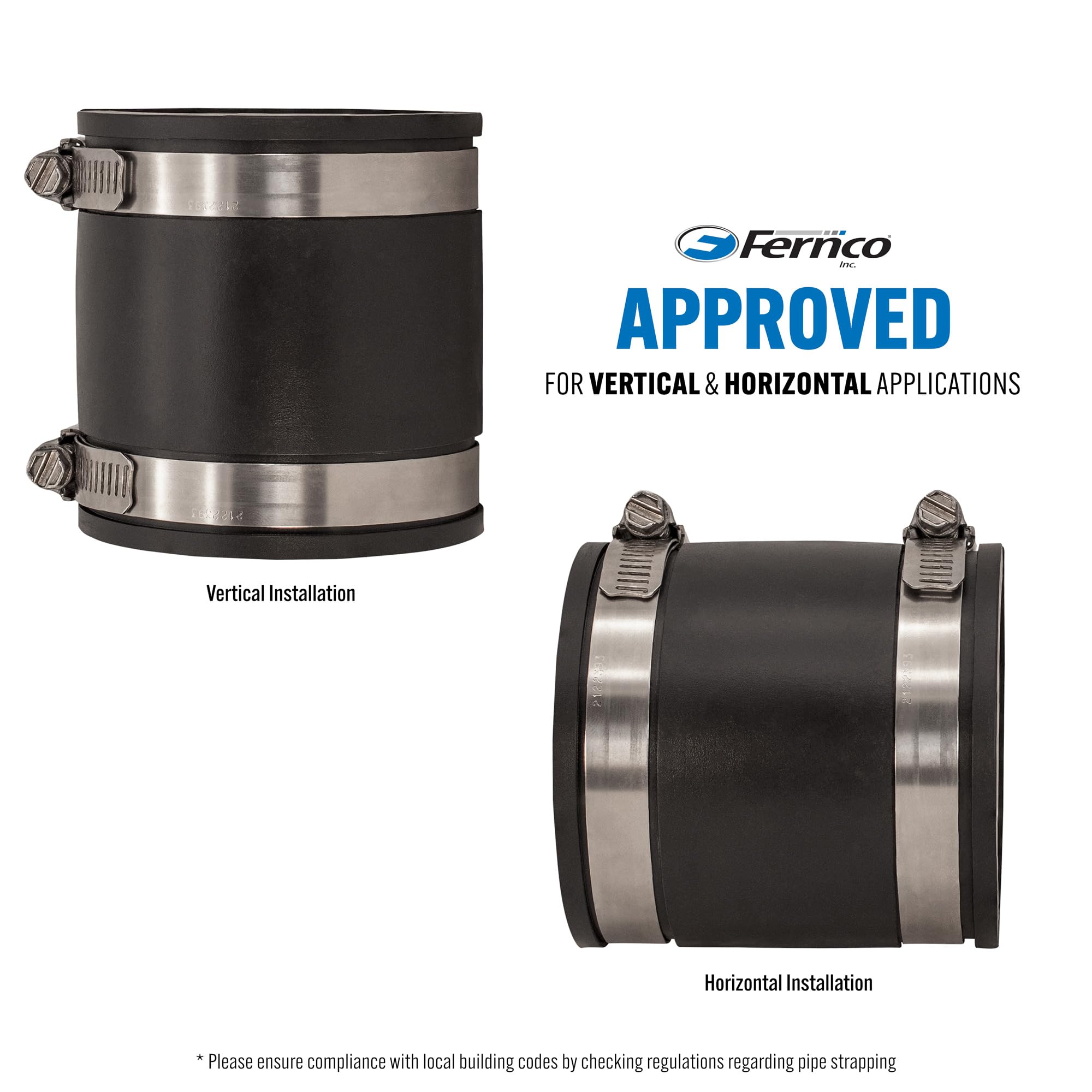 Snapklik.com : P1001-66 Flexible PVC Pipe Coupling For Clay To Clay ...