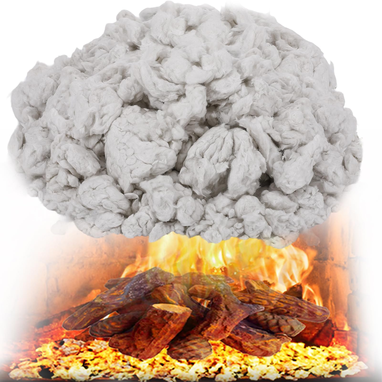 Amazon.com: 10oz Gas Fireplace Embers - Rock Wool Glowing Embers for ...