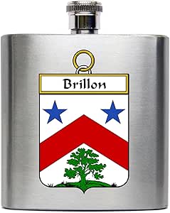 Amazon.com | Brillon Family Crest French Shield Click America 6 oz ...