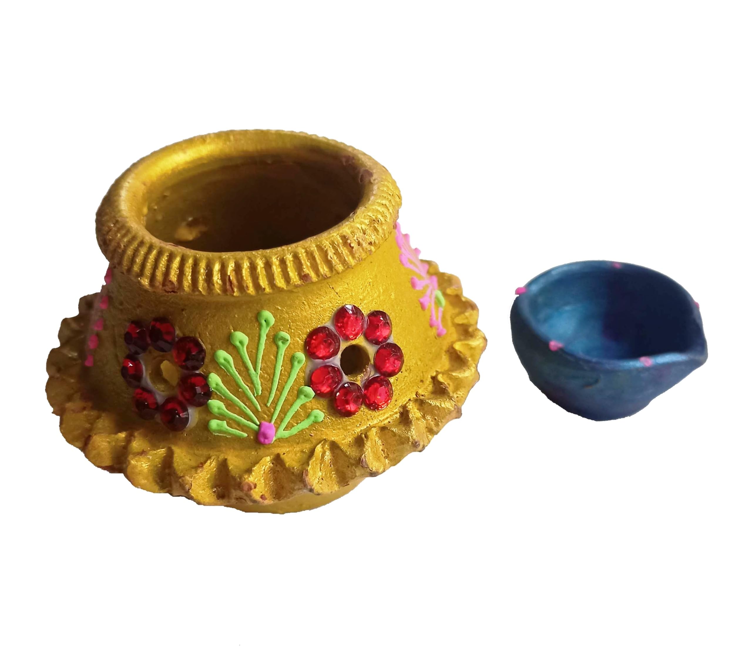 Buy Navratri Garbo GARBA - Diya Pot - Mataji Navratri Pooja Puja Aarti ...