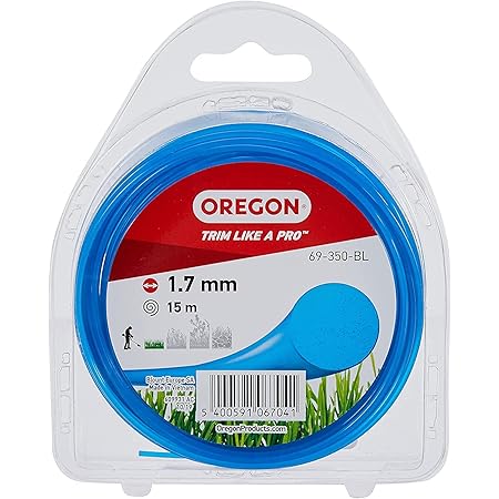 Oregon Round Heavy-Duty Trimmer Line, Blue, 1.7mm x 15m : Amazon.co.uk ...