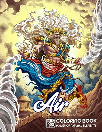 Air Coloring Book: Intricate Illustrations About the Power and Beauty ...