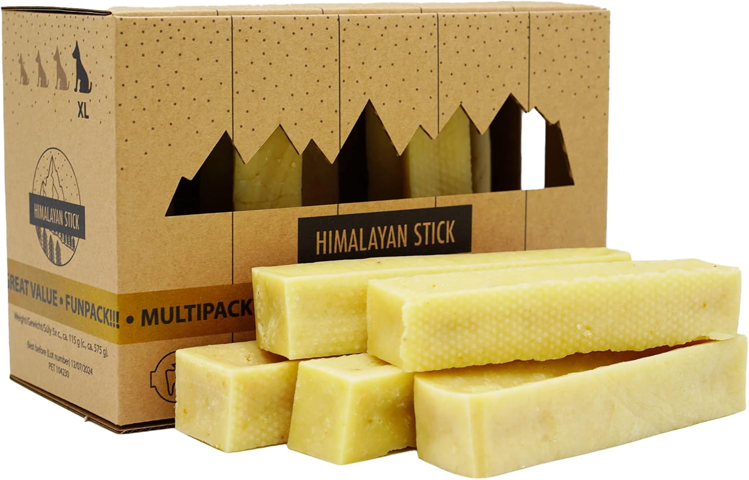 DOGSIE Yak Käse-Kauknochen Alternative für Hunde – Kaukäse mit ...