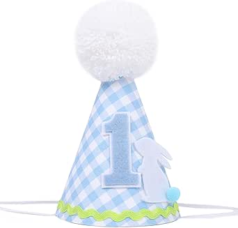 Amazon.com: Agkvw Some Bunny Is One Birthday Hat - Petter Rabbit 1st ...