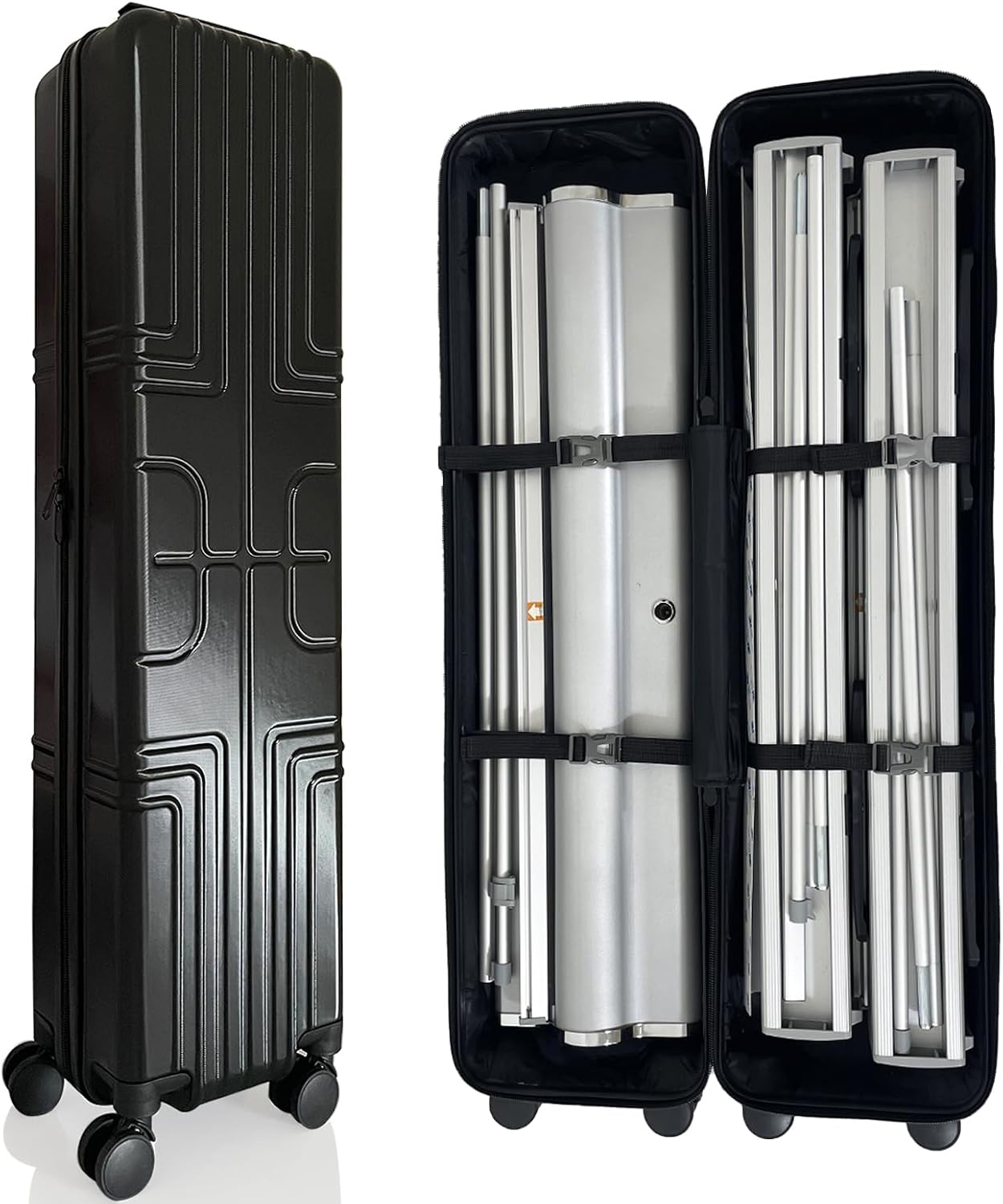 Amazon.com: AD.HOOMAI Hard Plastic Carrying Case with 4 Spinner silent ...