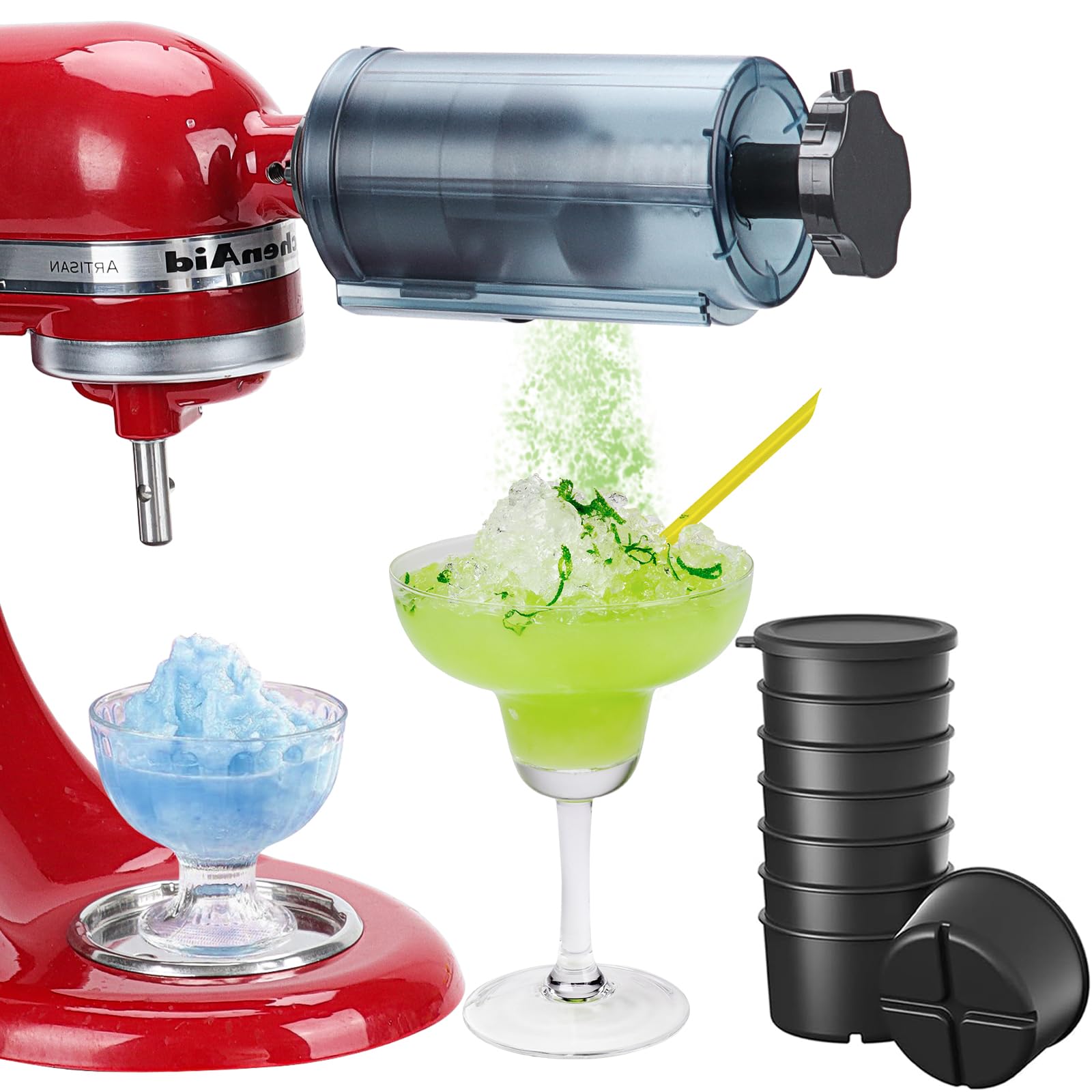 Amazon.com: Shaved Ice Attachment for KitchenAid Stand Mixer, Shaved ...