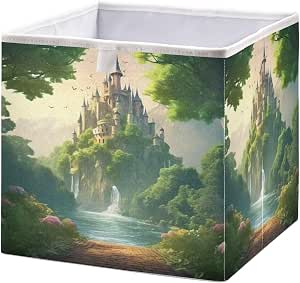Amazon.com: GOODOLD Fantasy Forest Scene Cube Storage Bin - 11 Inch ...