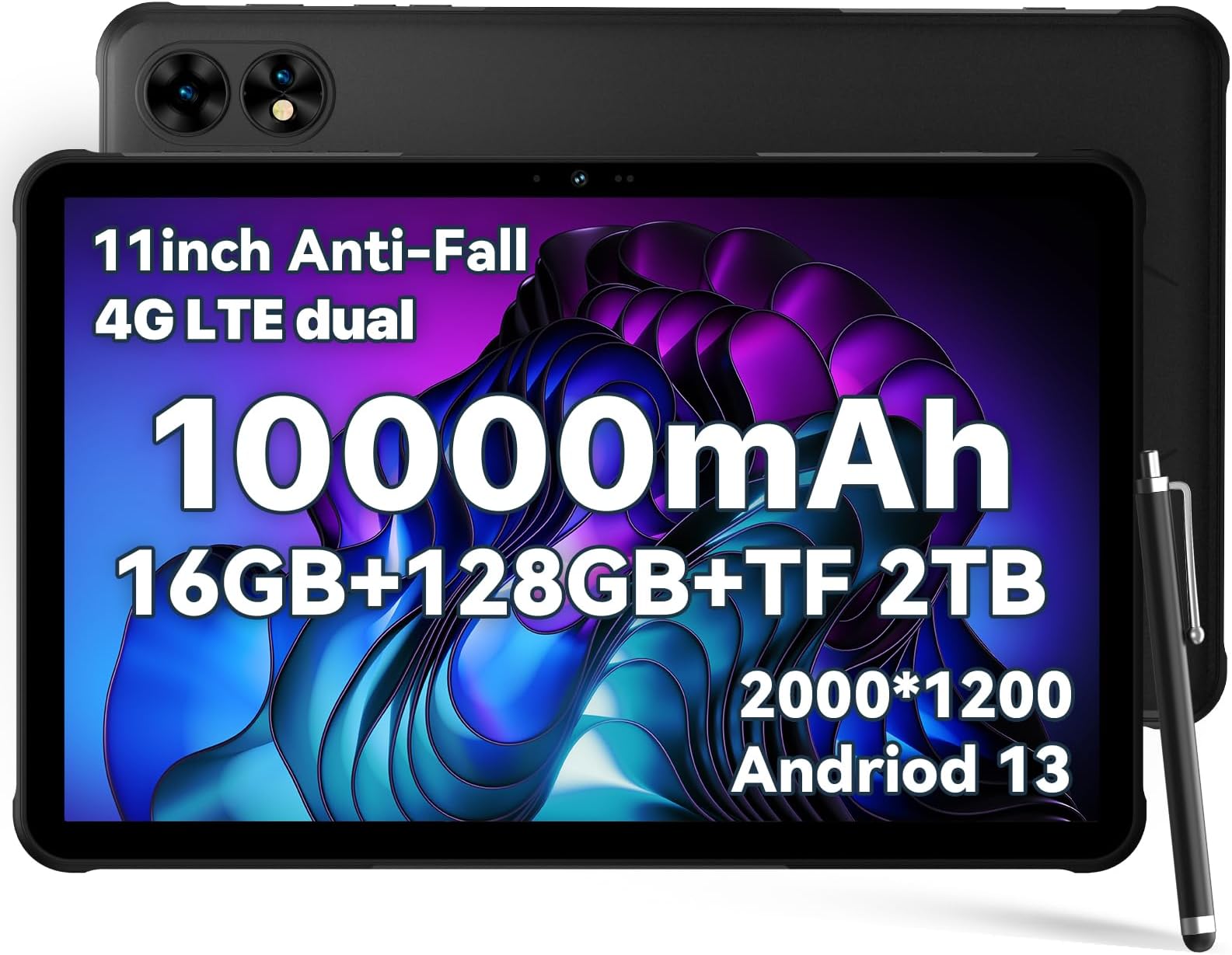 UMIDIGI Tablet 11 Zoll 2K FHD+,Active T1 Leichtes Rugged Tablet ...