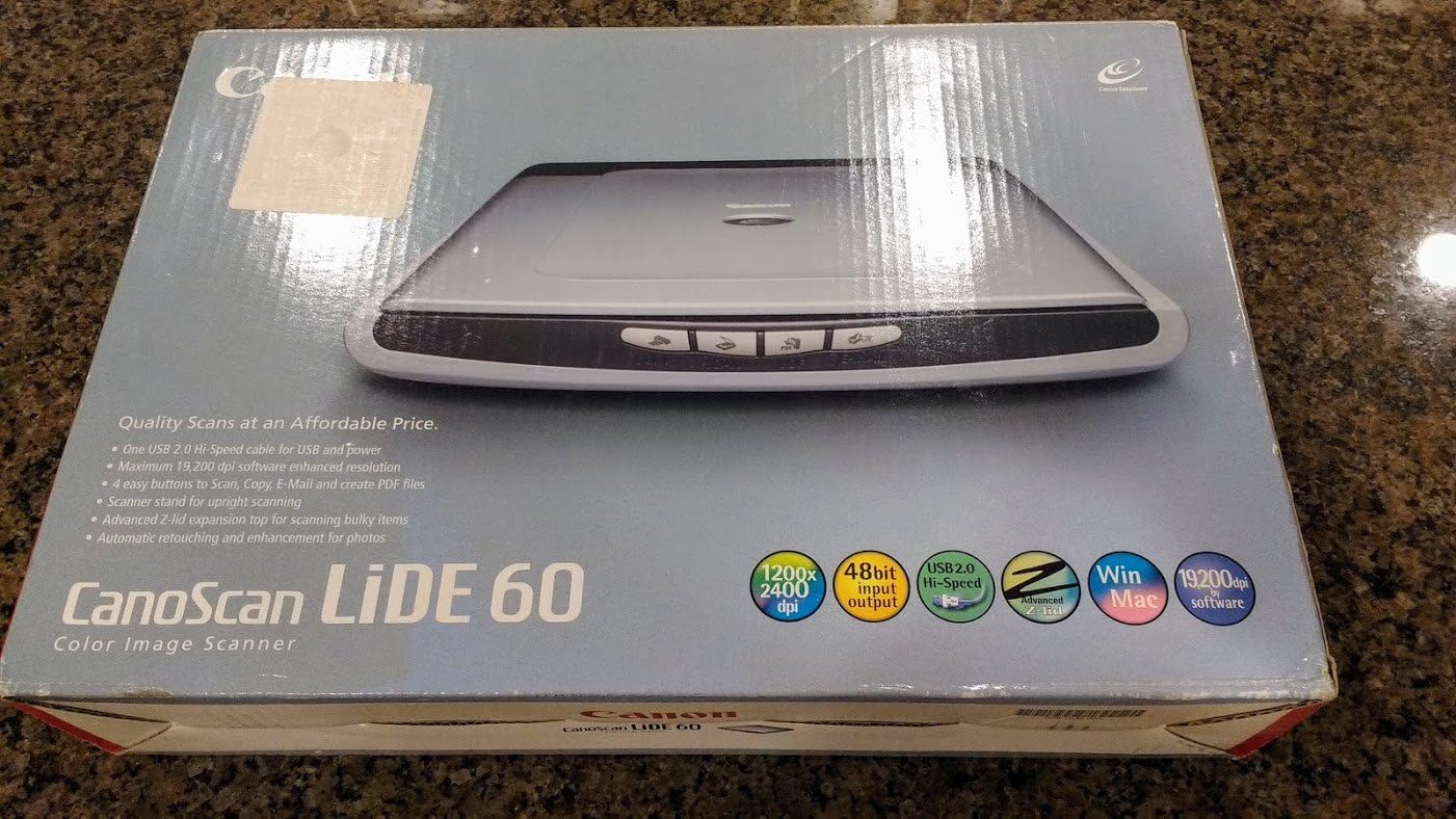 Amazon.com: Canon CanoScan LiDE 60 Color Image Scanner : Office Products