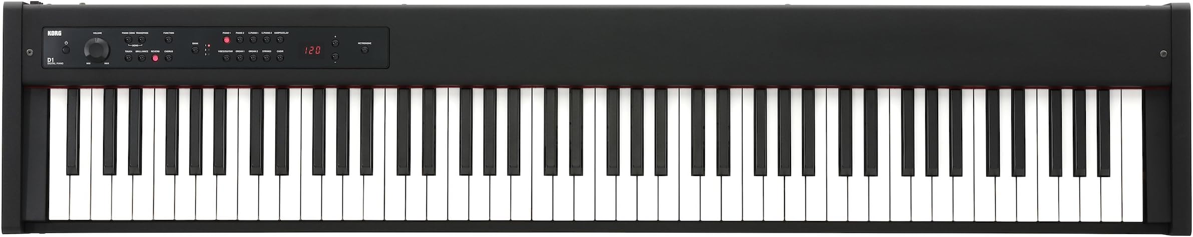 Amazon | KORG コルグ D1 電子ピアノ 日本製のRH3鍵盤 88鍵盤 ダンパーペダル、譜面立て付属 同音連打可能 ブラック | 電子ピアノ | 楽器・音響機器