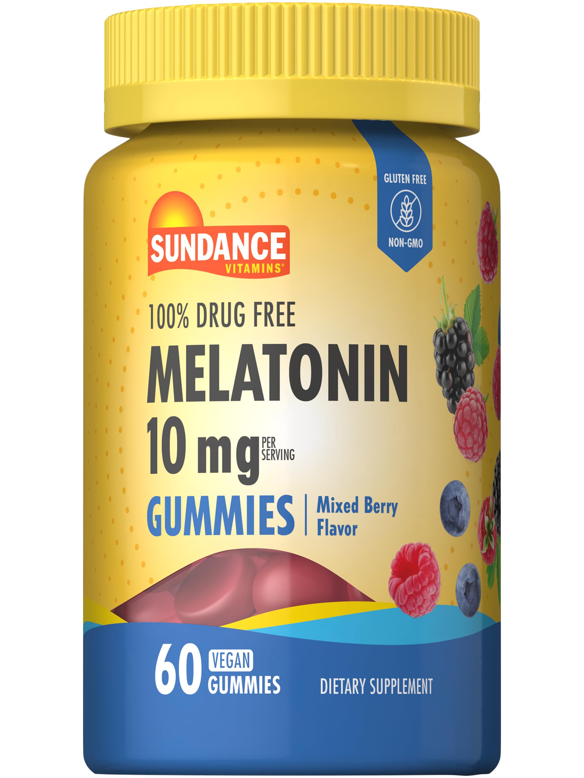 Amazon.com: Sundance Melatonin Gummies | 10mg | 60 Vegan Gummies ...