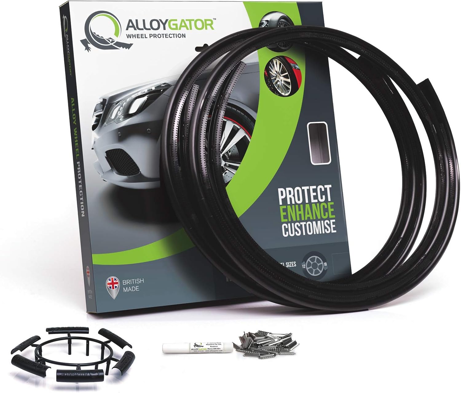 Amazon.com: AlloyGator Set of 4 Inter Wheel Protectors 12" to 19 ...