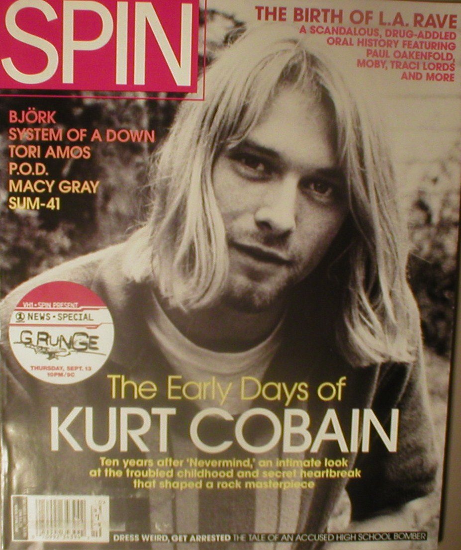 Spin Magazine October 2001 Kurt Cobain (Single Back Issue): Spin ...