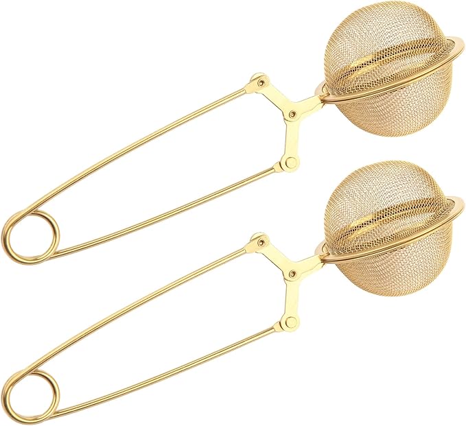 Amazon.com: Luckyiren Snap Tea Ball Infuser with Handle; Premium ...