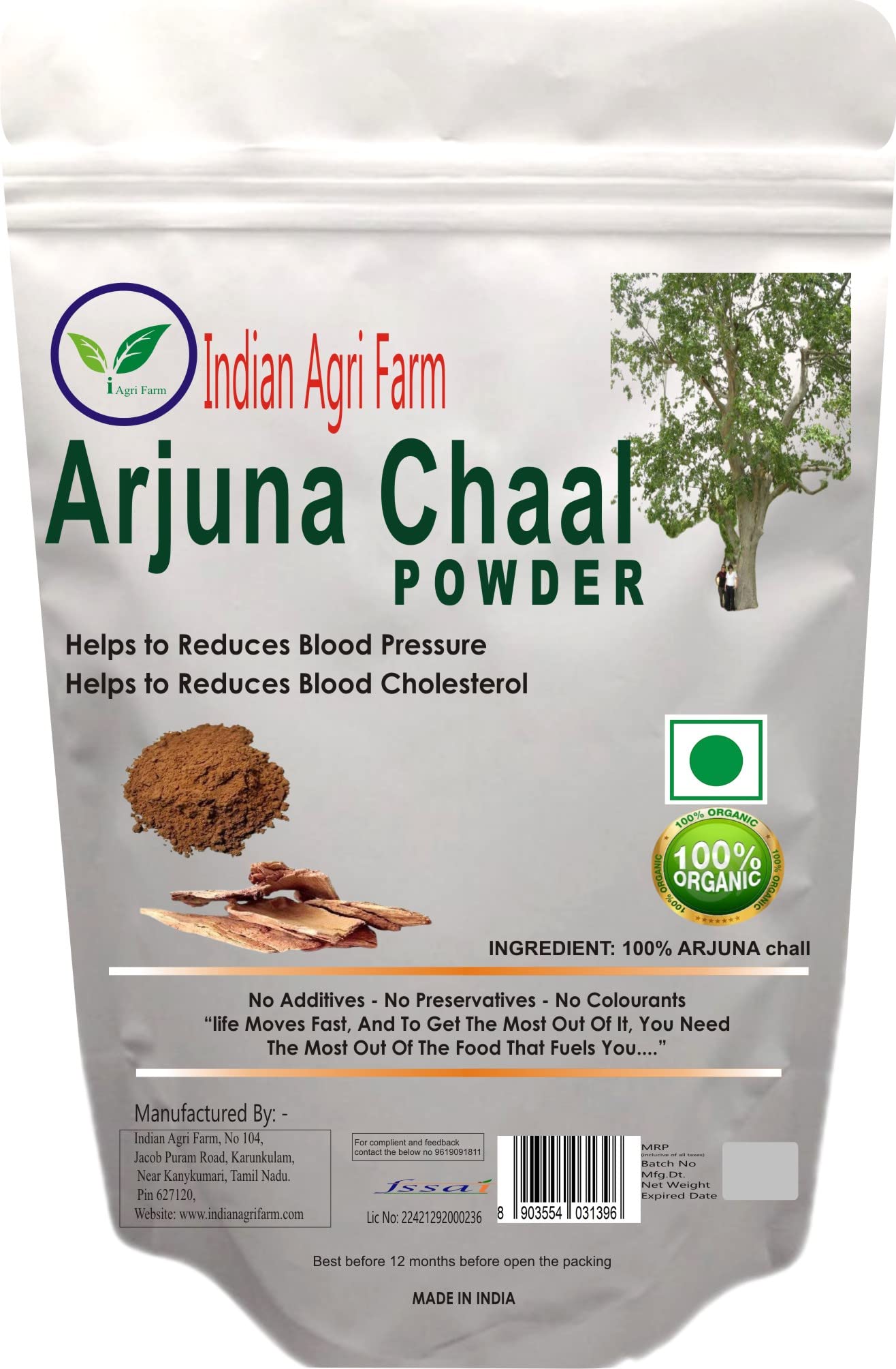Buy Iagrifarm Arjuna Bark/Arjun Ki Chaal/Terminalia Arjuna/Marutham ...