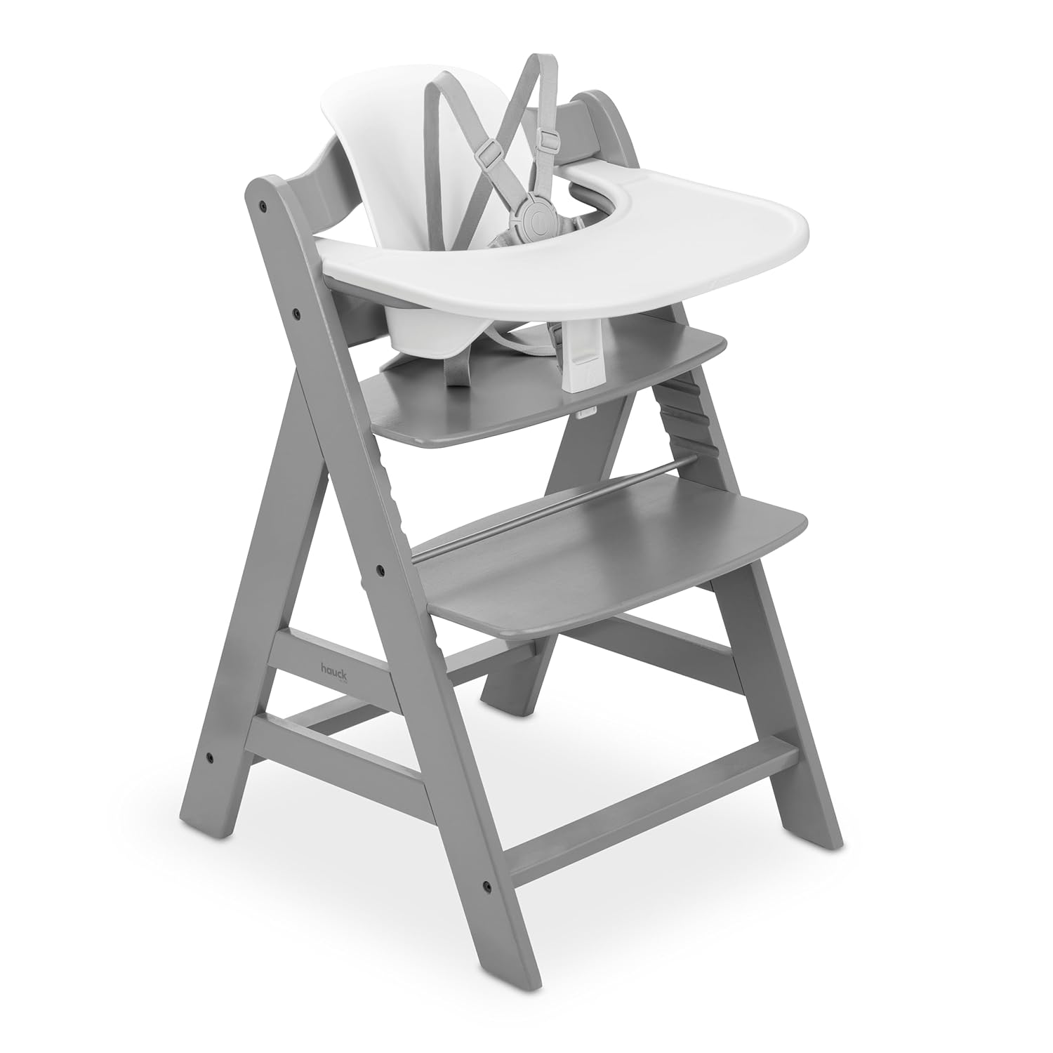 Amazon.com : hauck Alpha+ Adjustable Wooden High Chair with Tray and ...