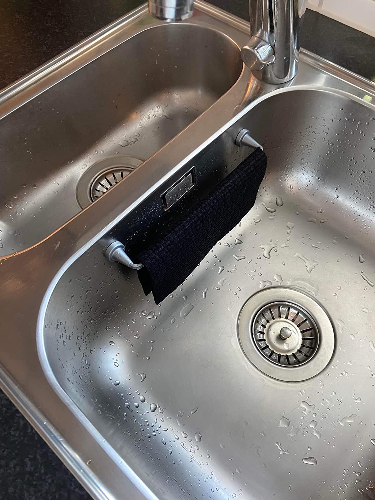 Disktrasa med svart magnetisk disktrasehållare (Rostfri vask) : Amazon ...