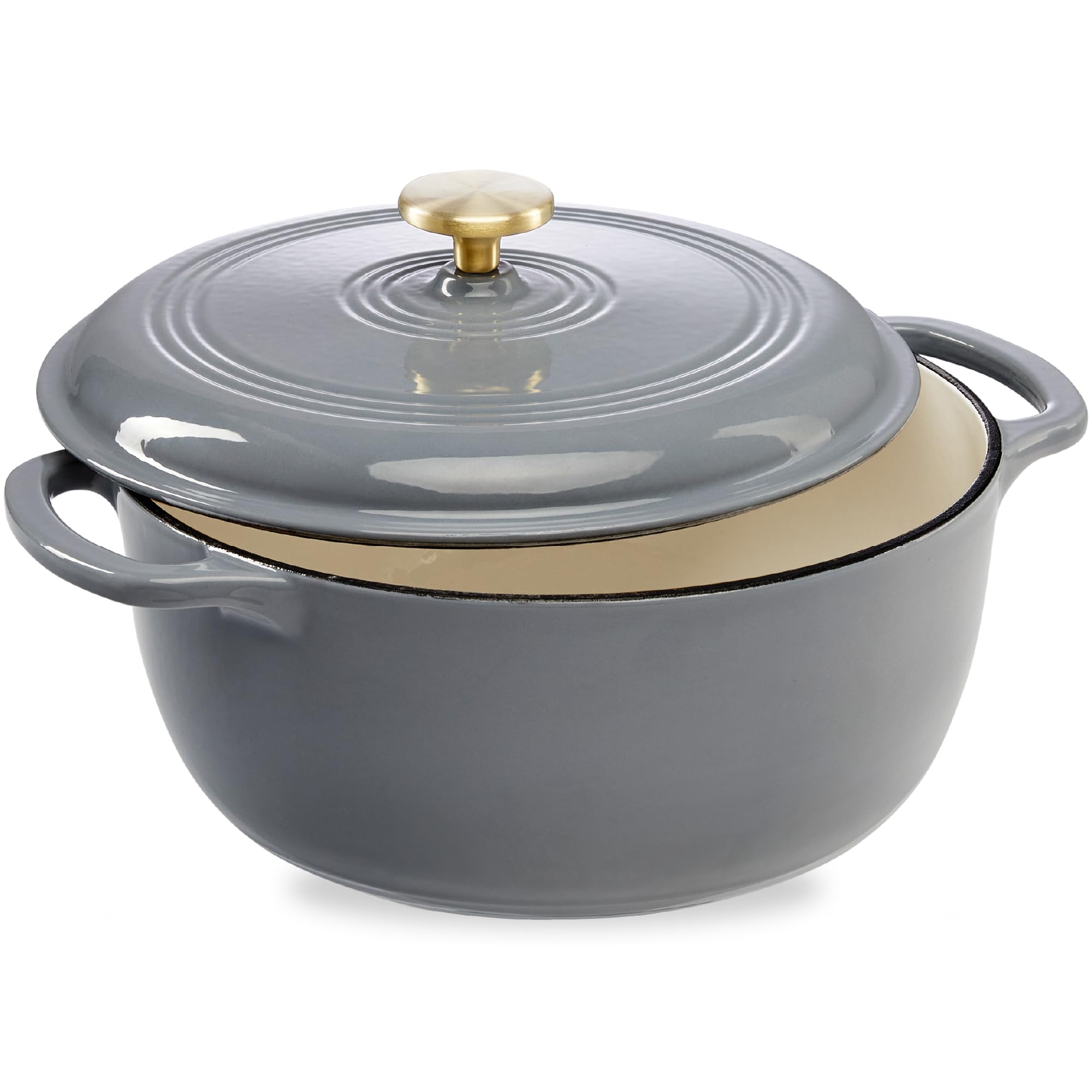 Amazon.com: Best Choice Products 6 Quart Enamel Cast-Iron Round Dutch ...