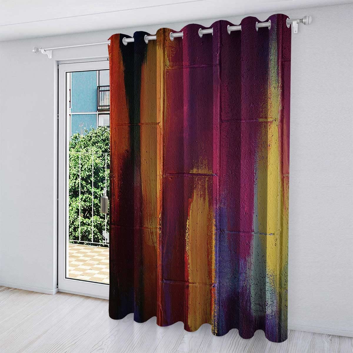 Brick Colored Curtains