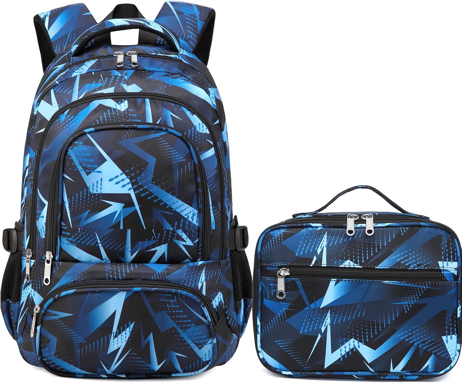 Amazon.com | BLUEFAIRY Boys Backpack with Lunch Box Set for Kids ...