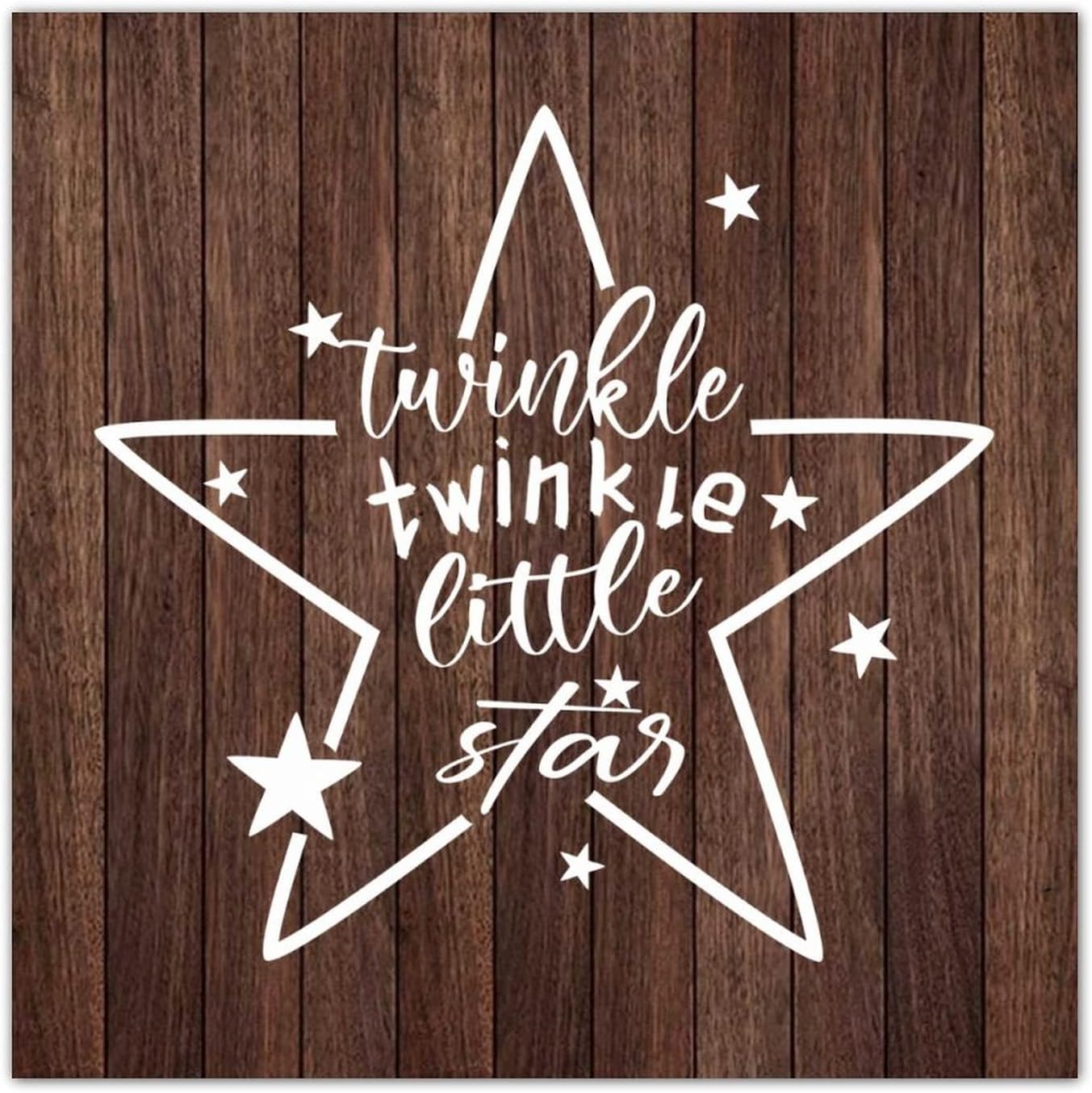 Amazon.com: Farmhouse Wood Sign Twinkle Twinkle Little Star Retro Wood ...