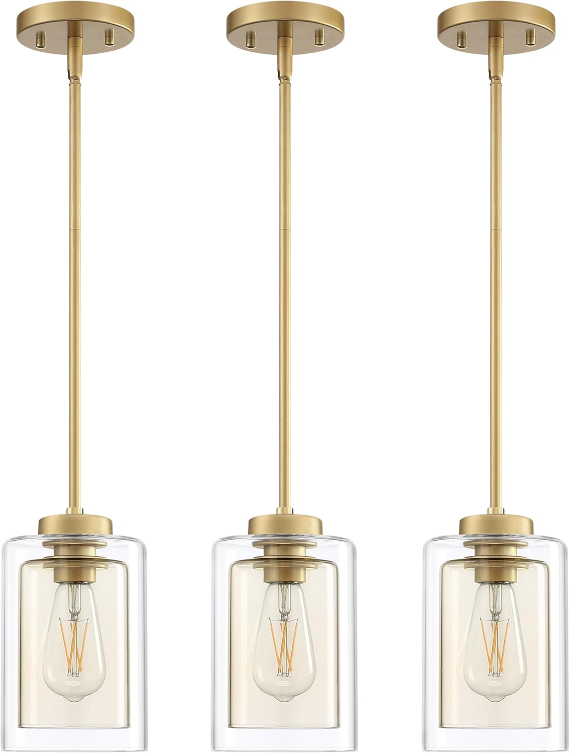 Dolaimy House 1 Light Indoor Mini Hanging Kitchen Island Pendant Light ...