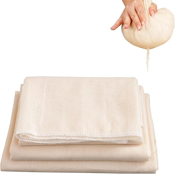 WPNCYK 6 Pcs Cheesecloth, Muslin Cloths For Cooking, Cheese Cloth ...