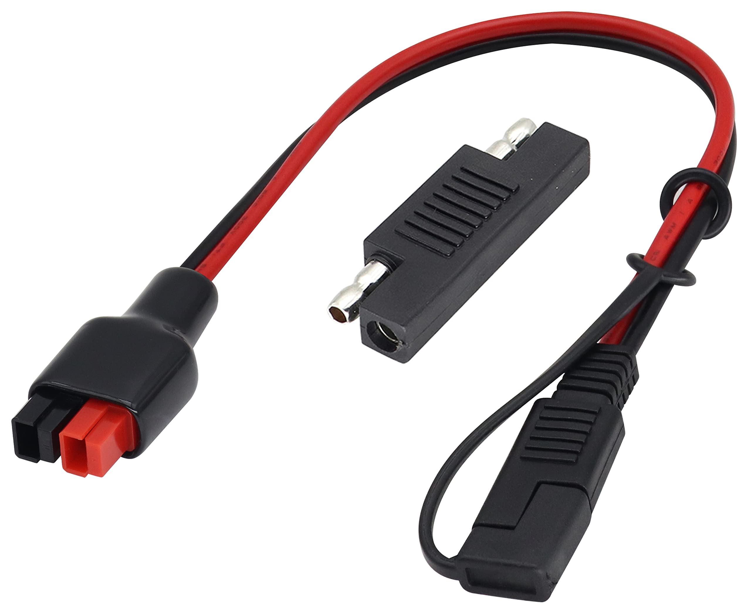 Buy HCFeng 12AWG SAE to an-der-Son Cable Solar to SAE Extension Adapter ...
