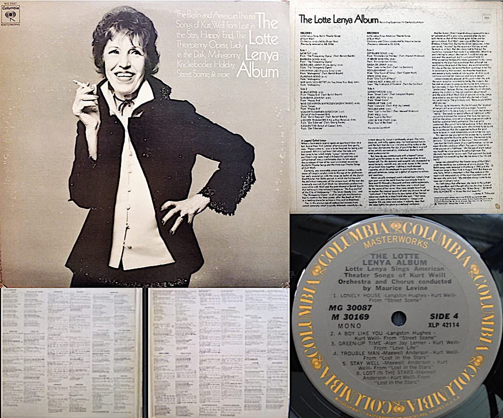Amazon.com: the lotte lenya album: CDs & Vinyl
