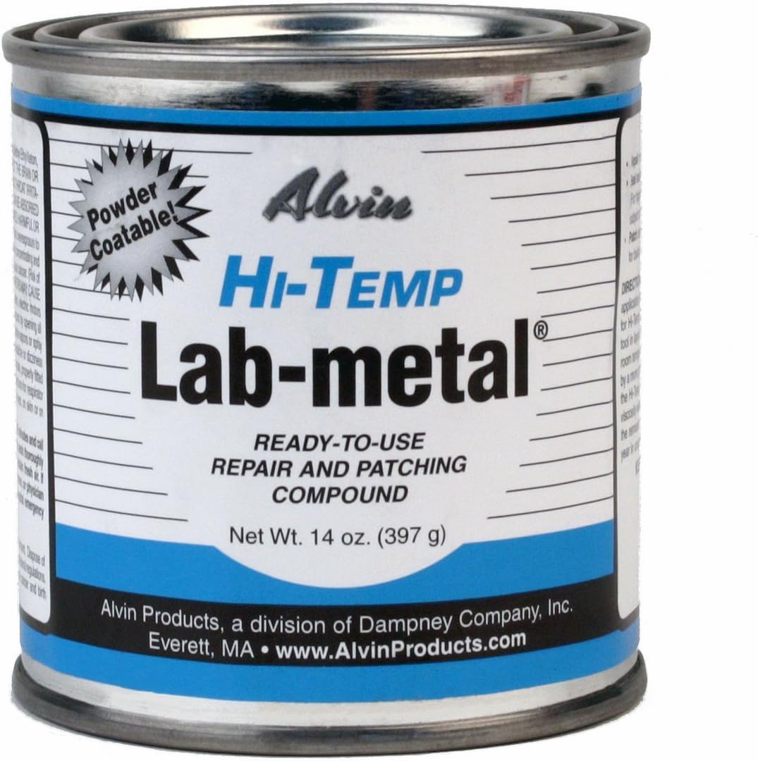 Amazon.com: ALVIN 14 oz Lab Metal Hi Temp Repair and Patching Compound ...