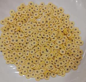Amazon.com: KRUPOVIUS 20 Grams Sun Flower Clay 5mm Slices, for DIY ...