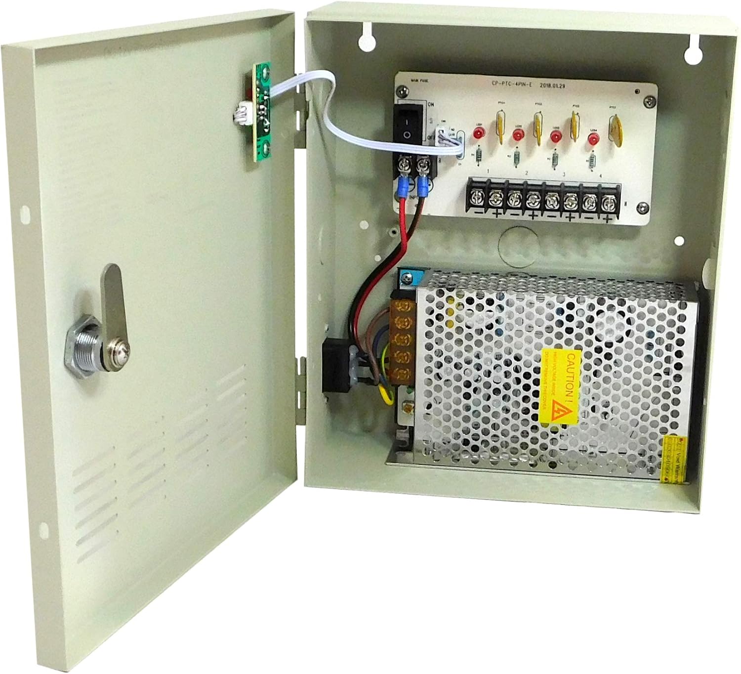 Amazon.com : Power Supply Box 12V DC CCTV Security Camera 4 Ch Channel ...