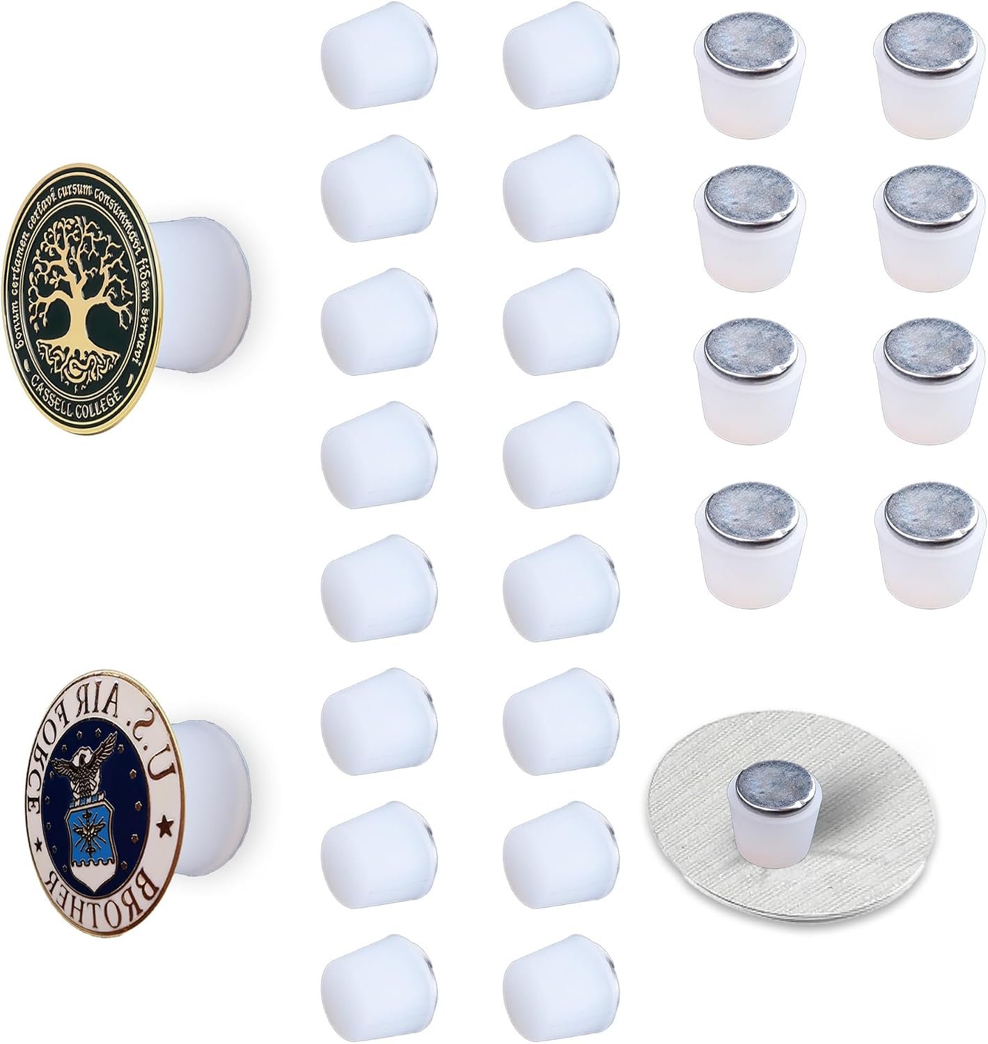 Amazon.com: WTYONZEL 24Pcs Magnetic Pin Backs for Enamel Pins,Convert ...