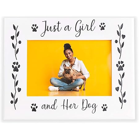 Amazon.com - Dog Picture Frame Unique Collage, 4x6 Two Photo picture ...