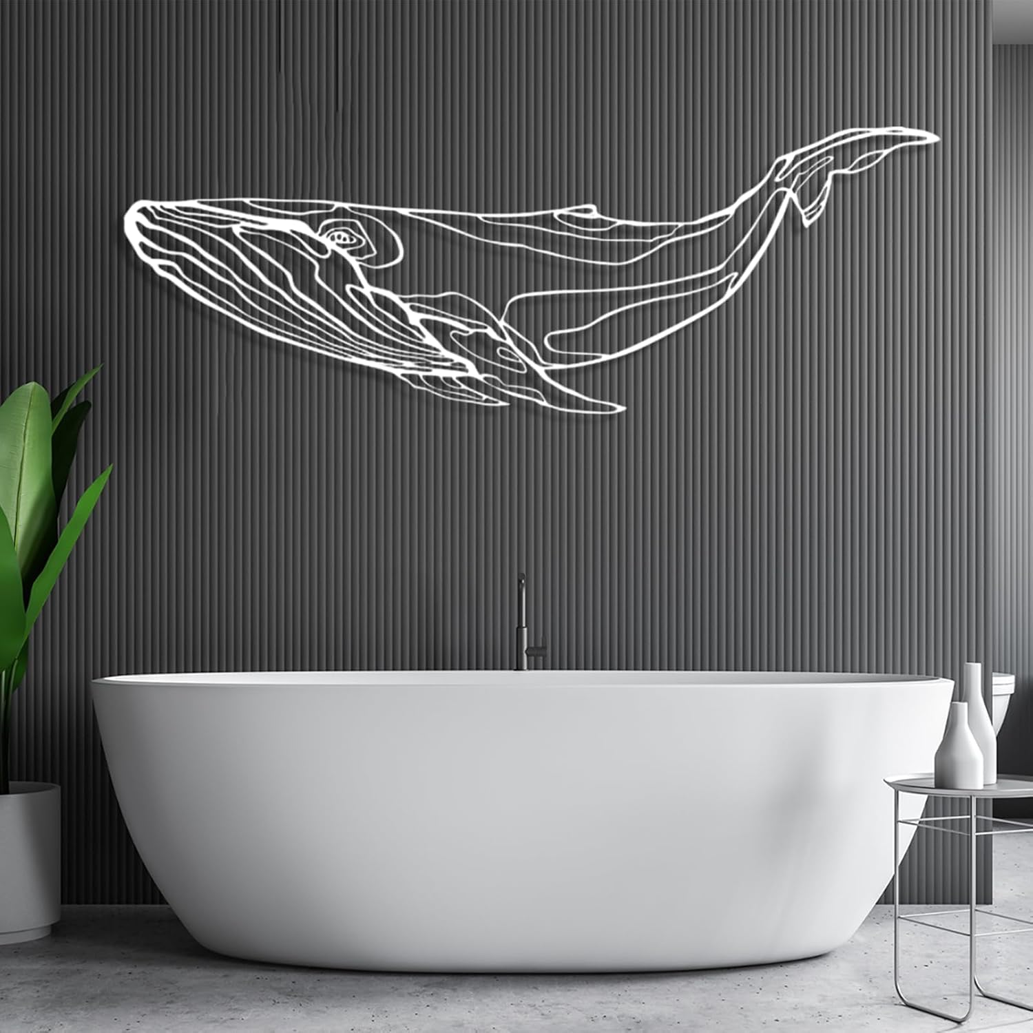 Amazon.com: Fayholy Whale Metal Wall Art, Large Blue Whale Metal Wall ...