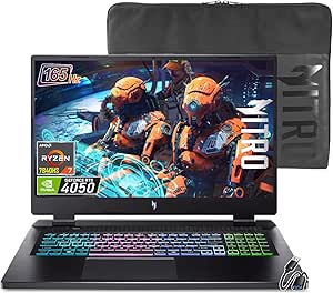 Amazon.com: acer Nitro 17 Gaming Laptop | AMD Ryzen 7 7840HS Octa-Core ...