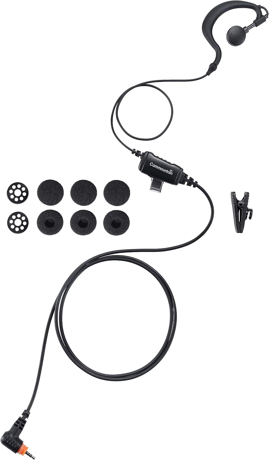 Amazon.com: Commountain SL300 SL3500e Earpiece with Mic/PTT Compatible ...