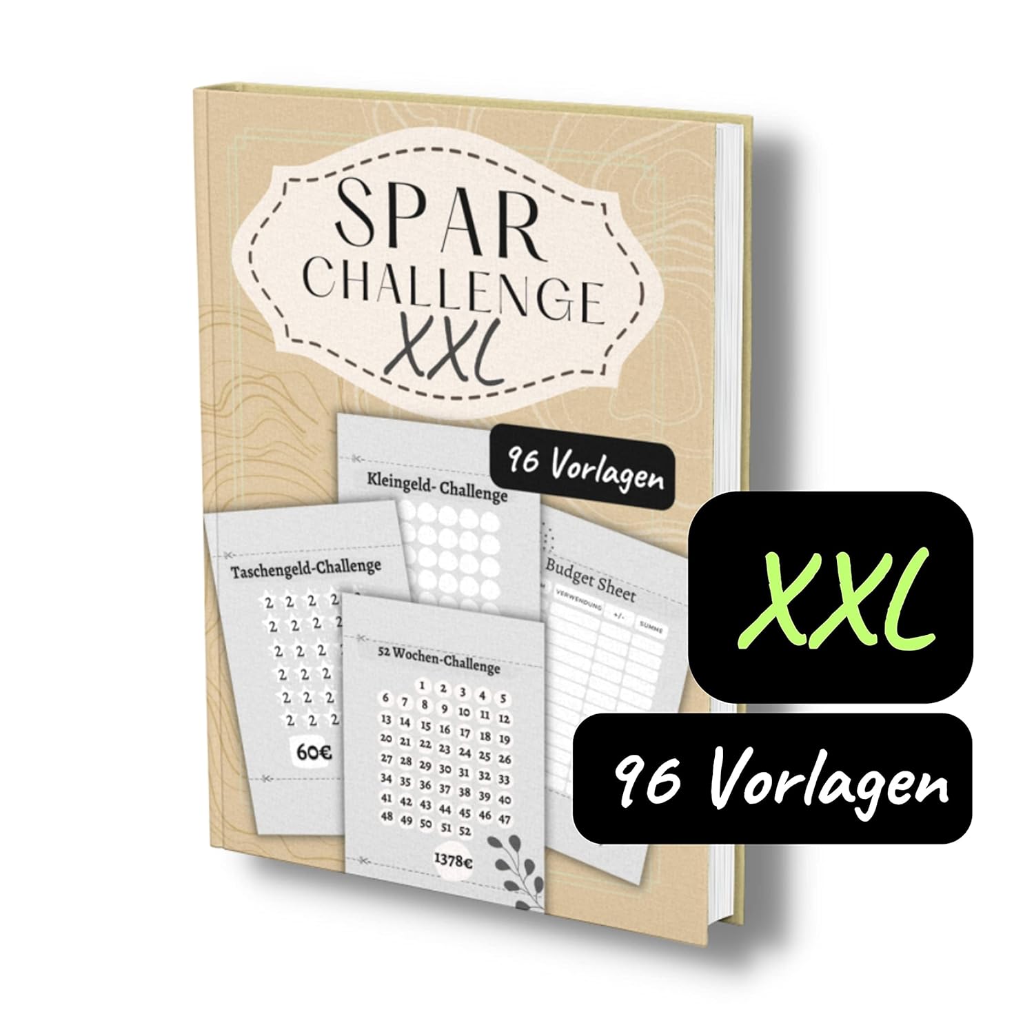 Spar Challenge XXL: 65 Challenges + 31 neutrale Budget Sheets/Sinking ...