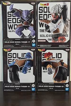 Amazon.co.jp: SOLID EDGE WORKS Ginyu Special Sentai Ginyu Barta Jiesu Requoum Figure, Set of 4 ...