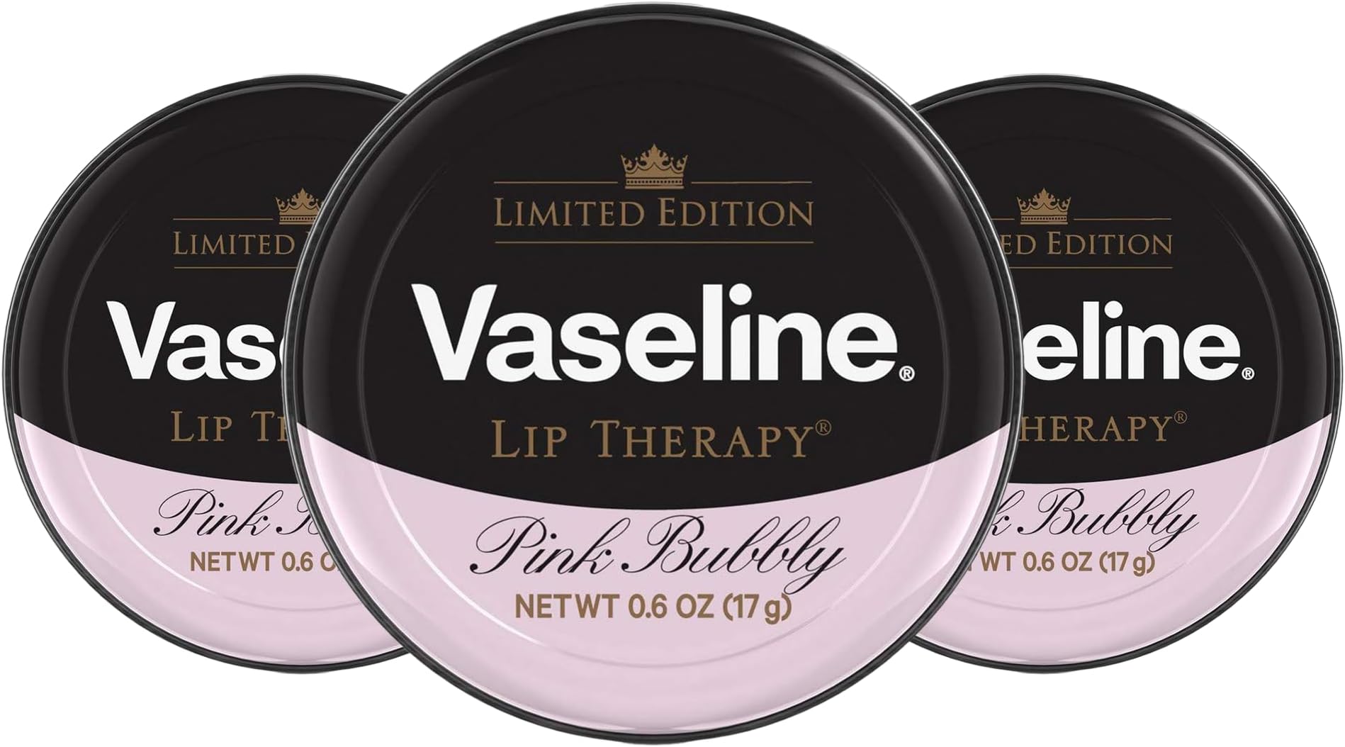 Amazon.com : Vaseline Lip Therapy Lip Balm, 3 Pack, Limited Edition ...