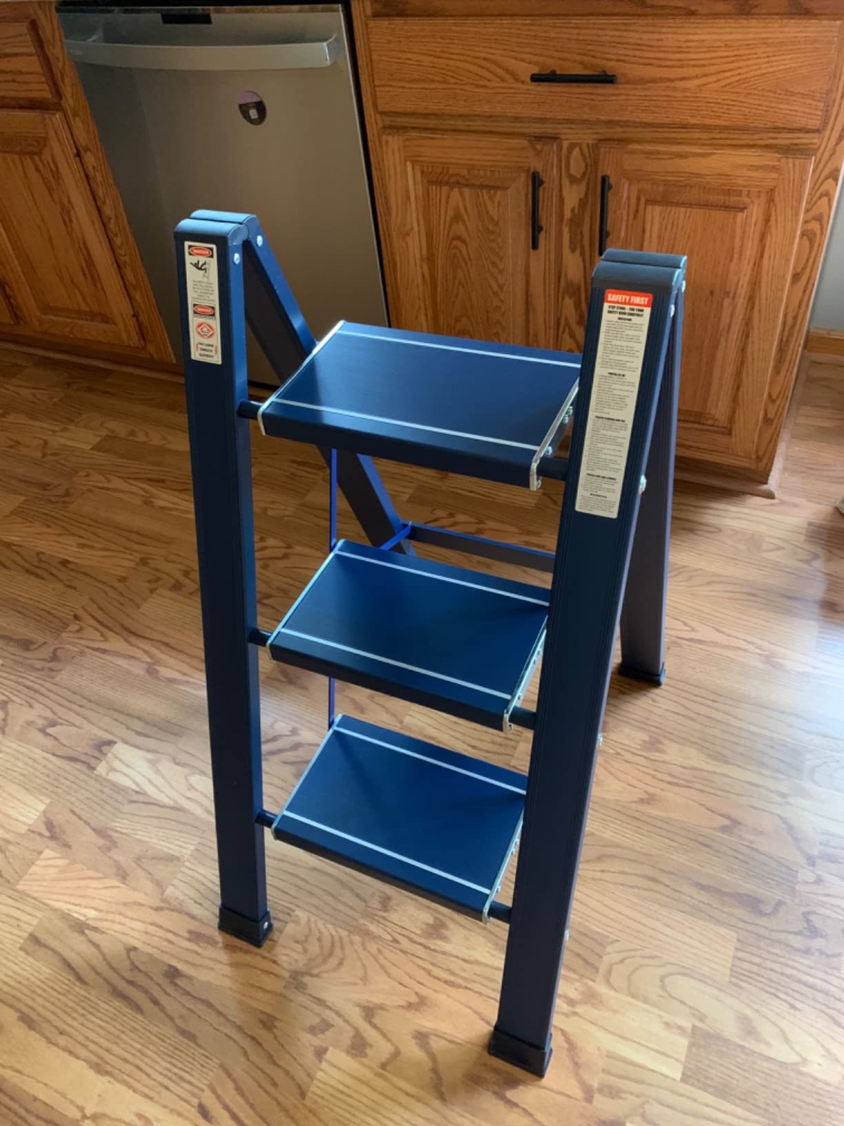 $13/mo - Finance Step Ladder, Folding Step Stool W/Anti-Slip Sturdy ...