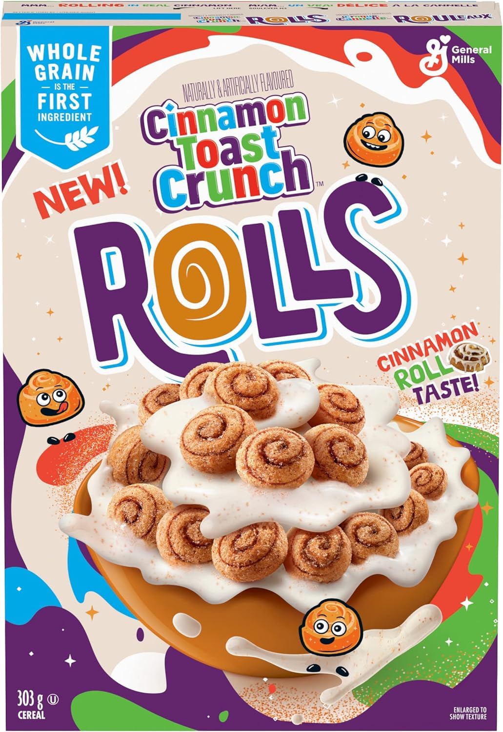 General Mill Original Cinnamon Toast Crunch Rolls Breakfast Cereal ...